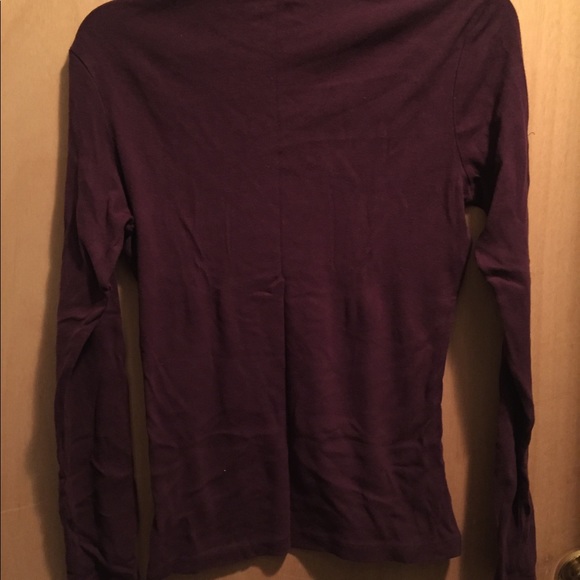 GAP | Tops | Plum Purple Gap Long Sleeve Tee | Poshmark